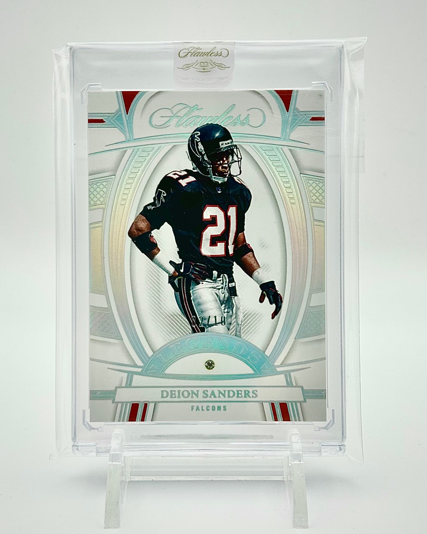 2022 Panini Flawless Deion Sanders Legends Diamond /10 #91 SP Falcons ...