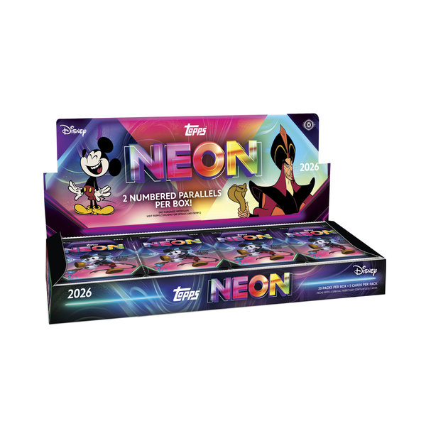 2026 Topps Disney Neon Baseball Hobby Box - 2 Numbered Parallels – RL ...