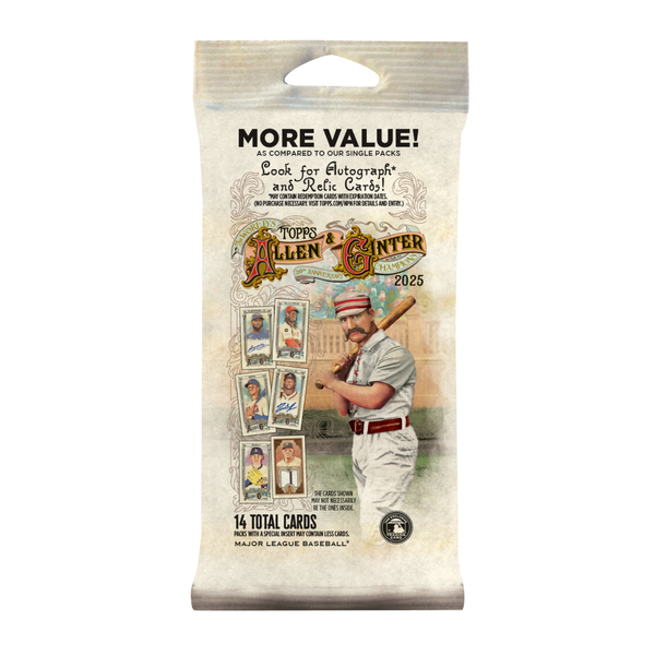 2025 Topps Allen & Ginter Baseball Fat Pack – 14 Cards per Pack – RL ...