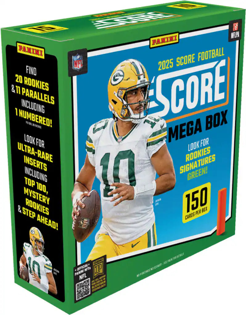2025 Panini Score Football Mega Box NFL Trading Card Set for Collectors ...